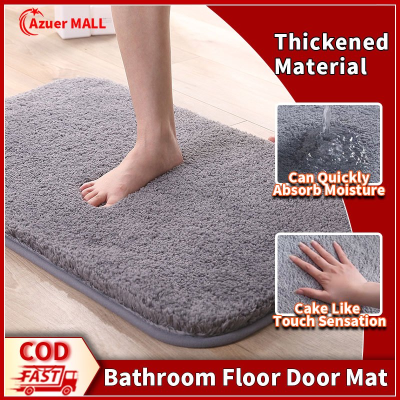 Azuer Microfiber Long Bathroom Floor Mat Basahan Doormat Floor Rug ...