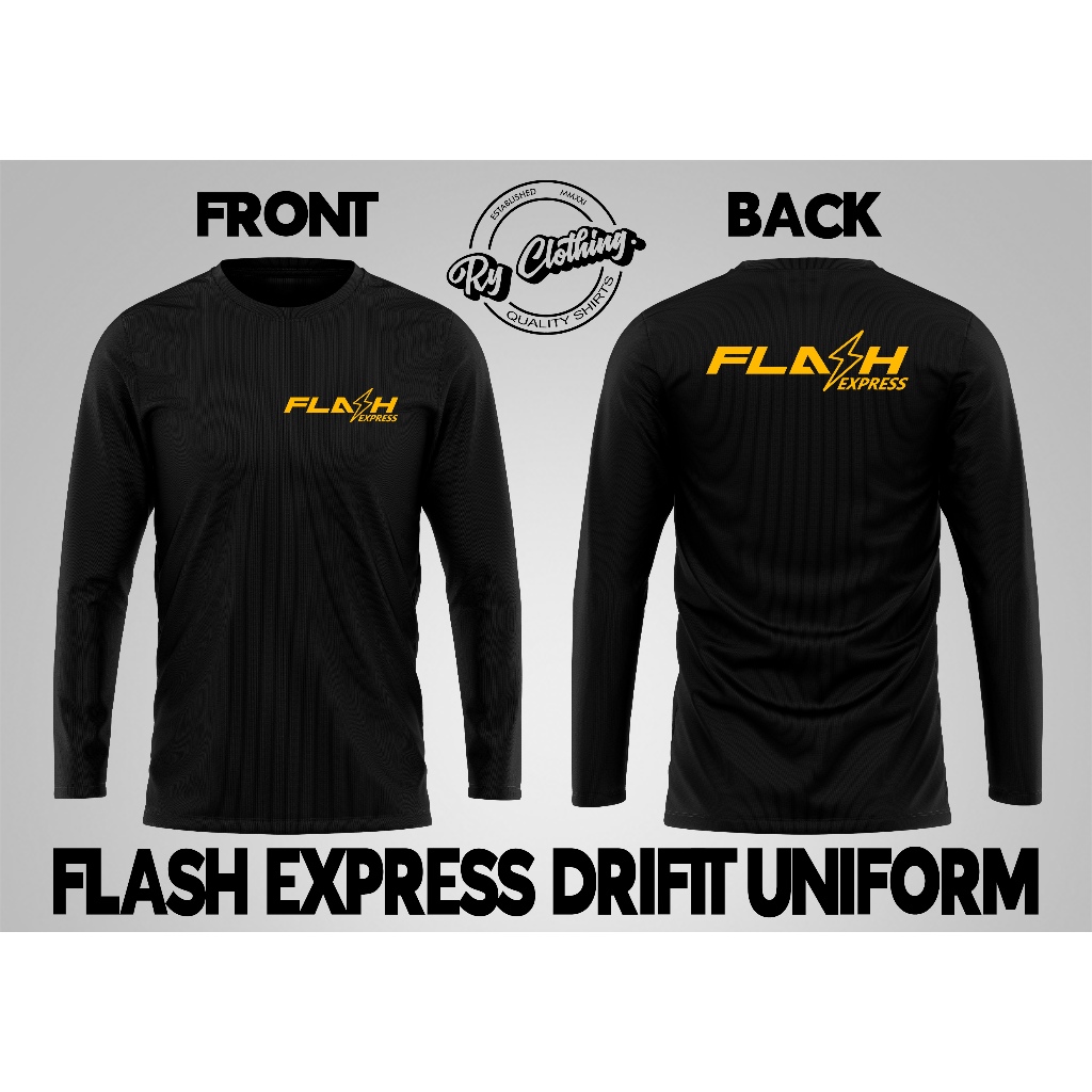 Dri-fit Flassh Express Uniform Black Dri-fit Rider Longsleeve Unisex ...