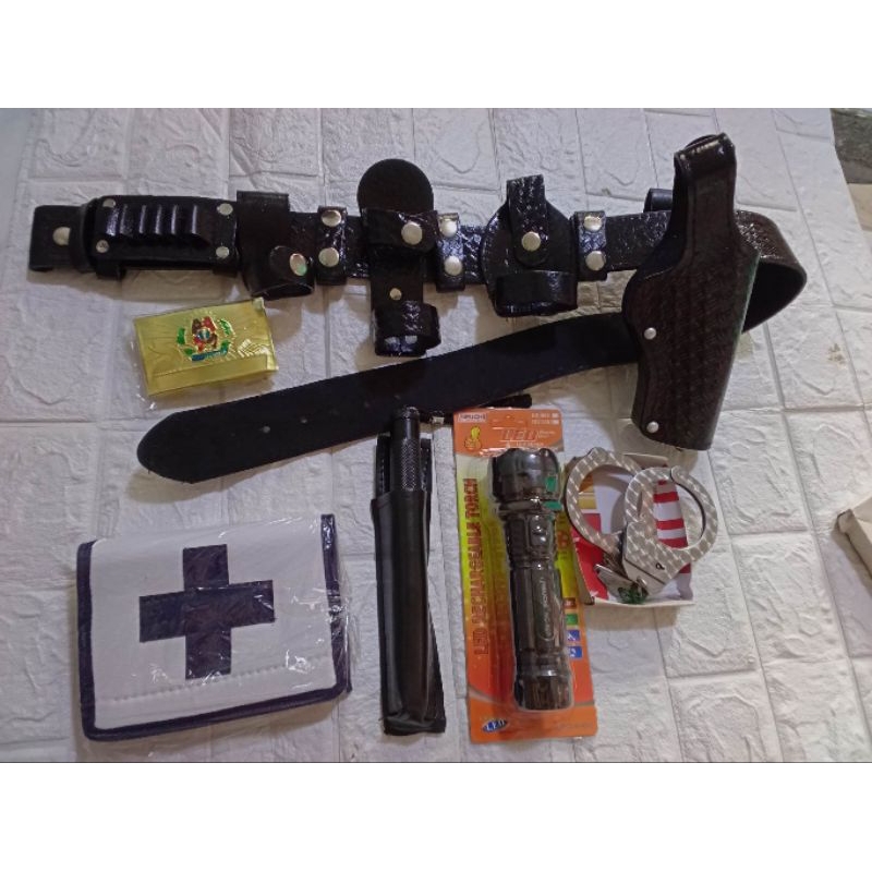 COMPLETE SET BELT for SECURITY guard | Shopee Philippines