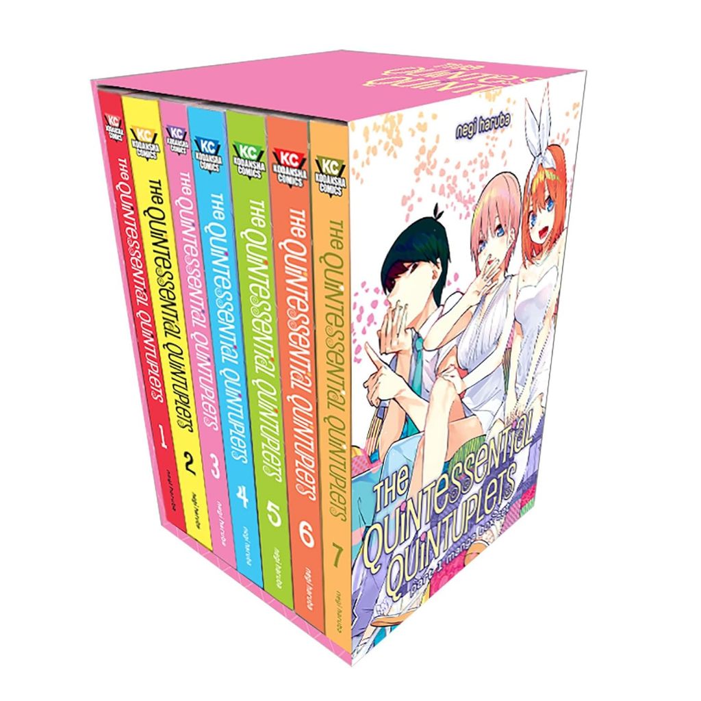 The Quintessential Quintuplets Part 1 Manga Box Set (The Quintessential ...
