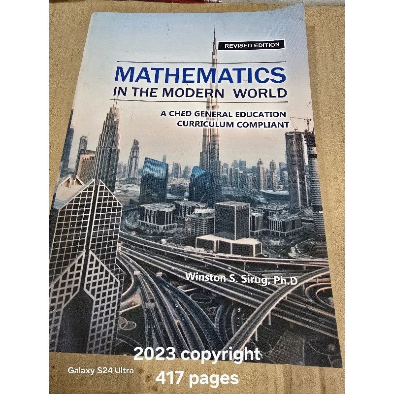 MATHEMATICS IN THE MODERN WORLD A CHED GENERAL EDUCATION CURRICULUM ...