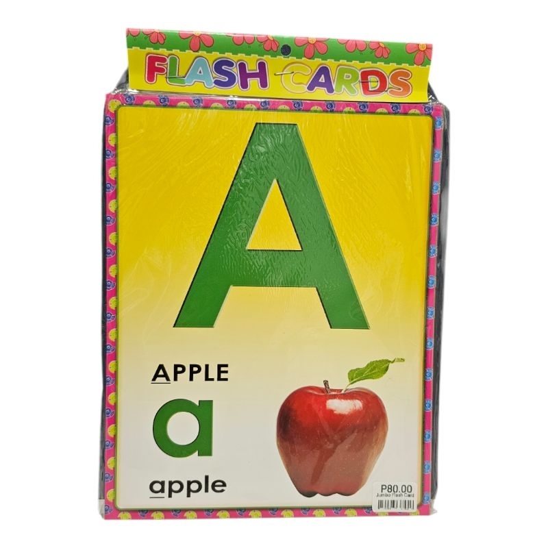 Alphabet Flash Cards Jumbo Size 8.5"x11" | Shopee Philippines