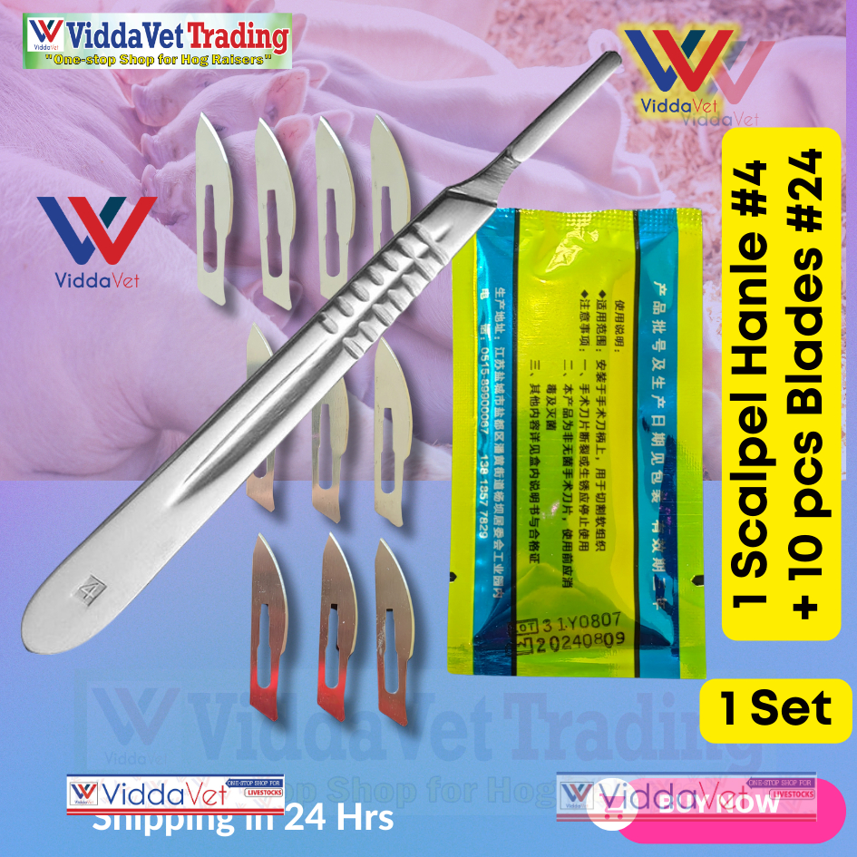 Scalpel handle and blade 10 pcs set Scalpel Handle # 4 scalpel set ...
