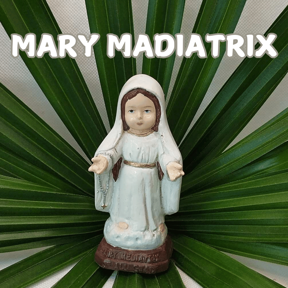 Chibi Mary Madiatrix Religious Mini Statues 3.5 to 4 inches | Shopee ...