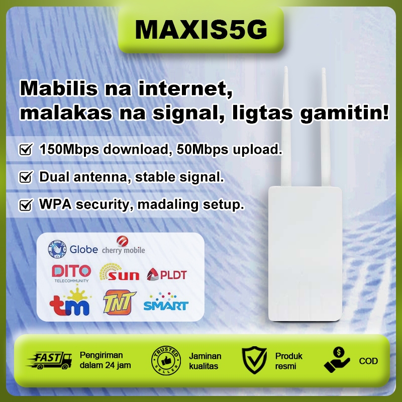 H905 4G LTE Wireless Router-High-Speed Internet Access Anywhere with Dual High Gain Antennas ...