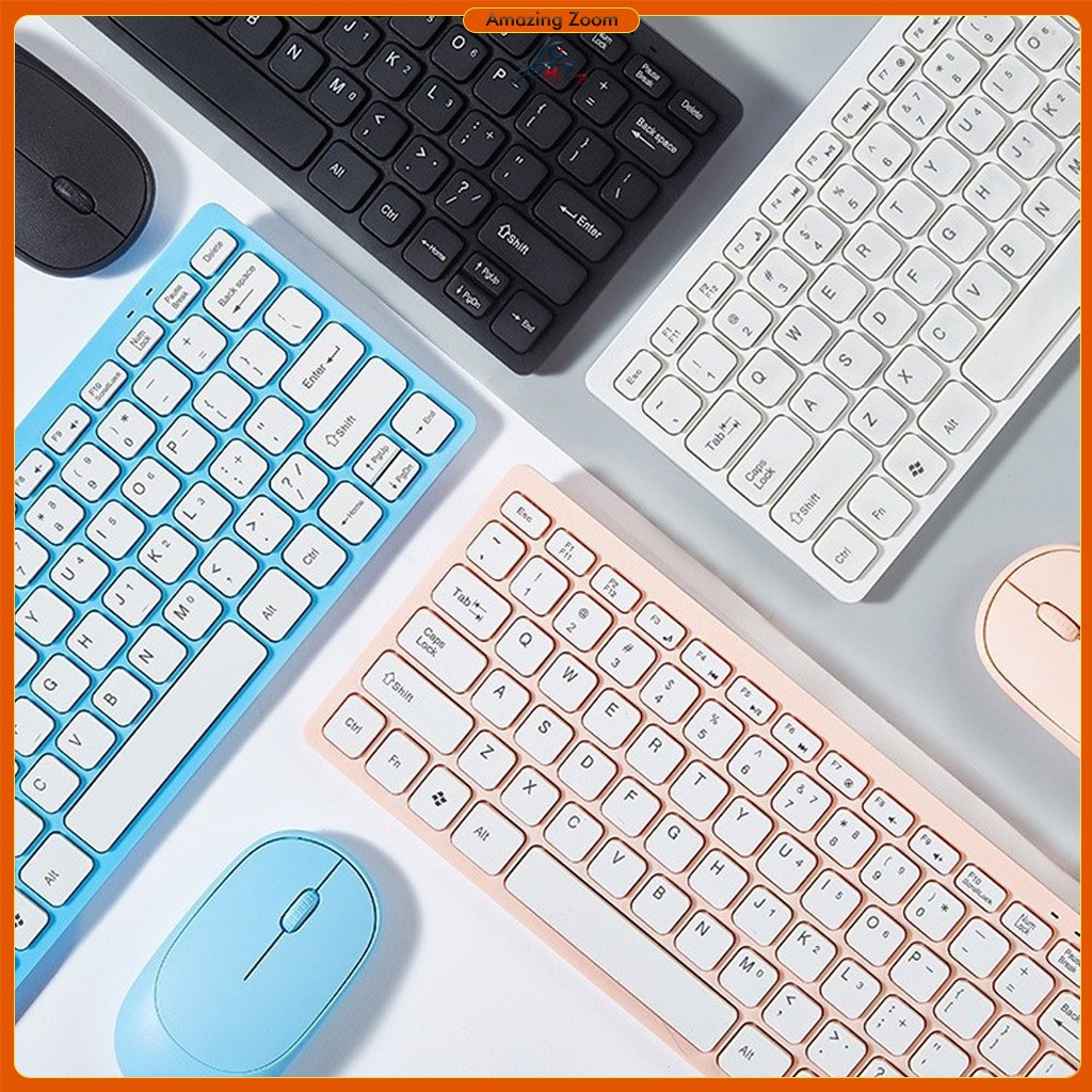 Ultra-thin Portable 2.4G Wireless Keyboard Set With Mouse Mute Button ...