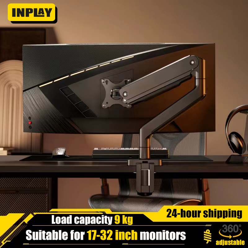 Single Monitor Stand Monitor Mount 32 Inches Articulating Gas Spring ...