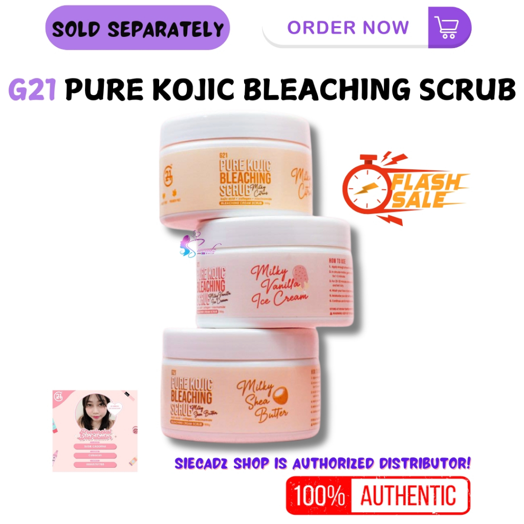 G21 Pure Kojic Bleaching Scrub - Body Care for Skin Whitening ...