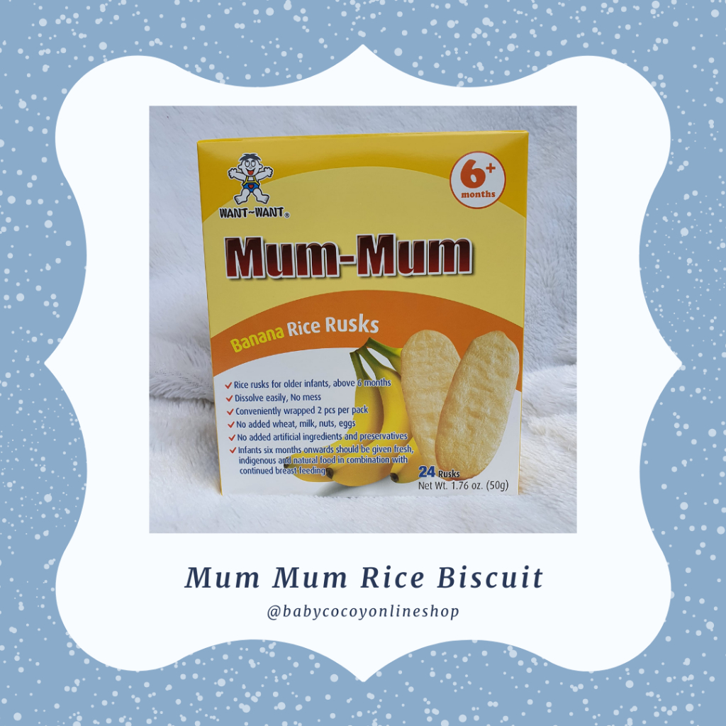 Mum Mum Banana Rice Rusks - Biscuits for Babies | Shopee Philippines