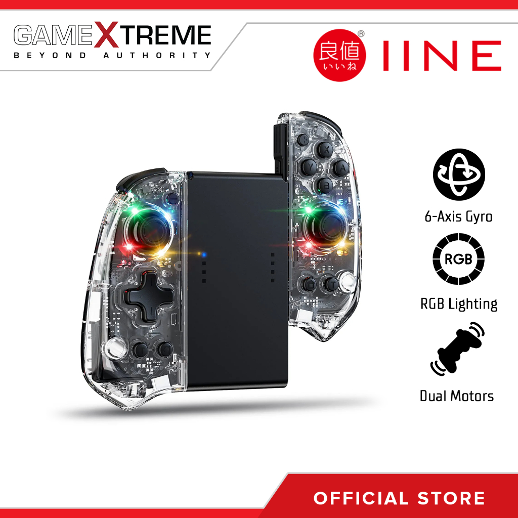 IINE Wireless Controller Transparent For Switch / Switch OLED (L566 ...