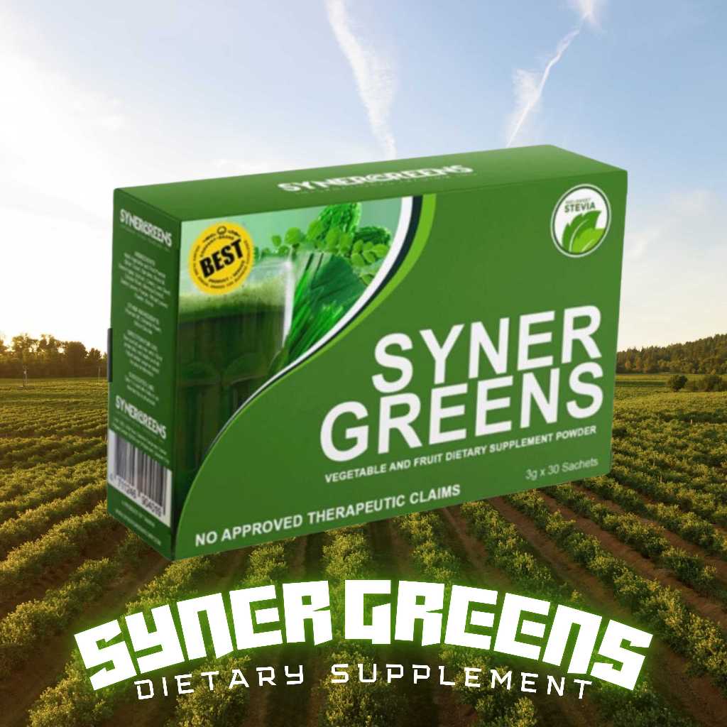 Synergreen Vegetables and Fruit Food Supplement Powder 1 Box 30 Sachet ...