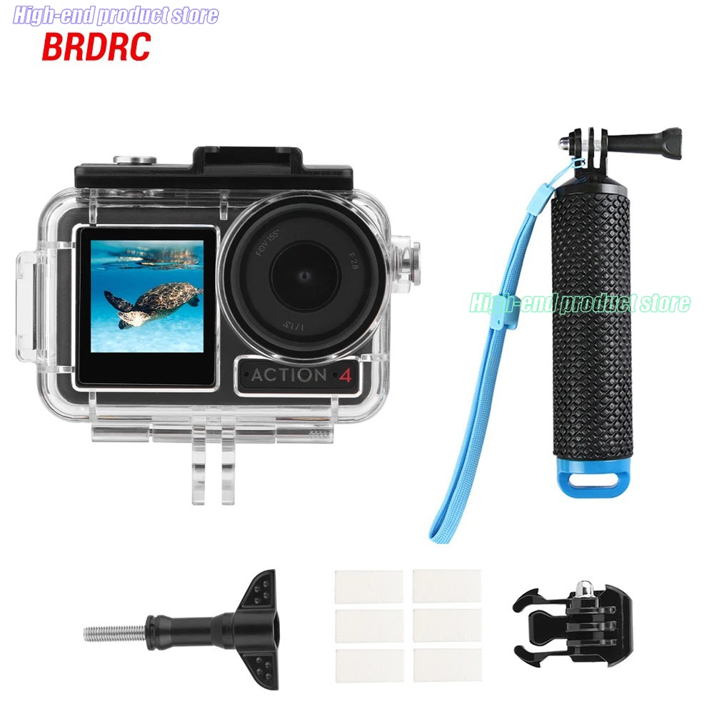 60M Waterproof Housing for DJI Osmo Action5Pro/4 /3 Underwater Diving ...