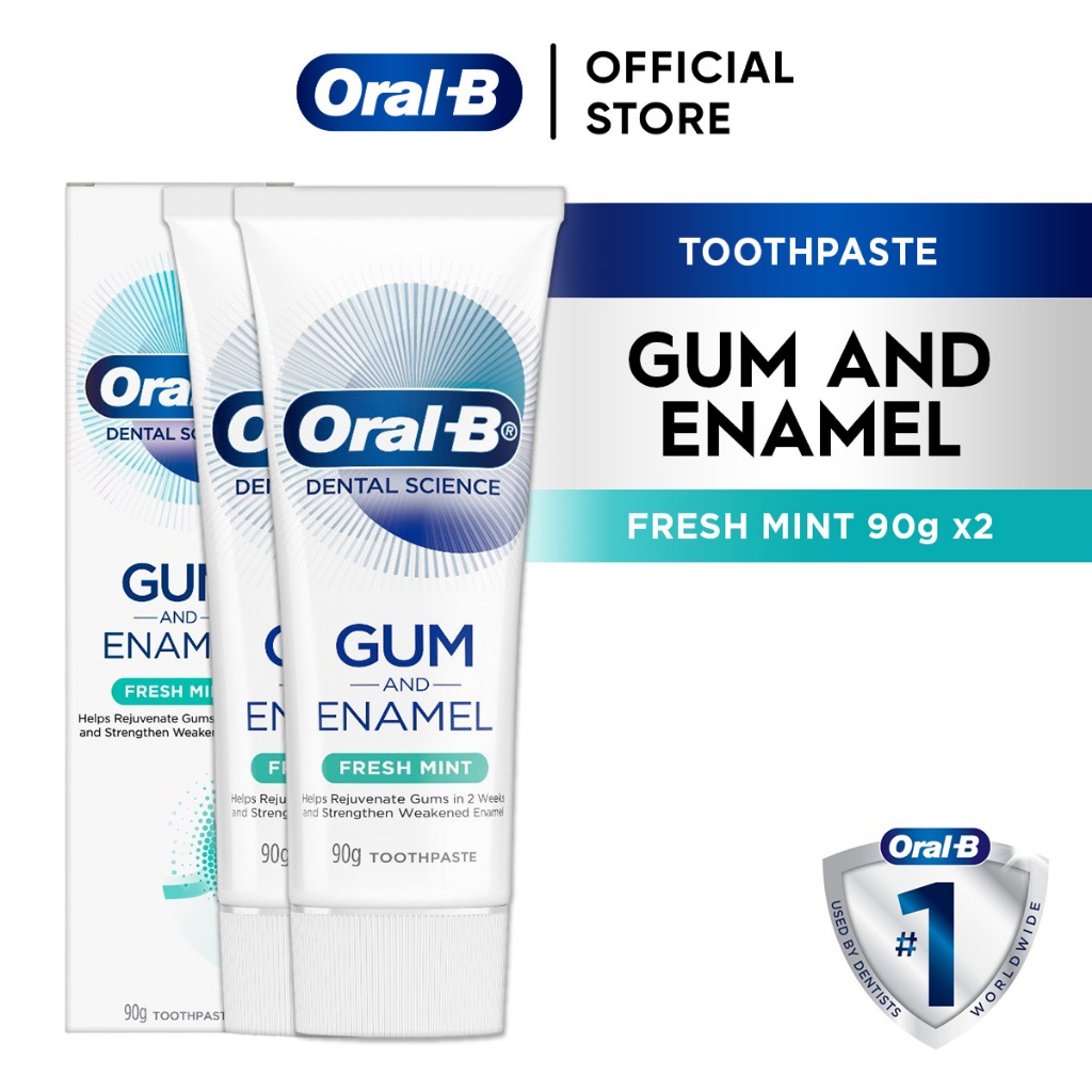 Oral-B Toothpaste Fresh Mint 90g Duo | Shopee Philippines
