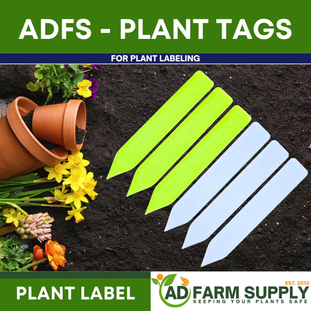 ADFS Plant Tags | Durable Plastic Plant Labels for Gardening and Plant ...