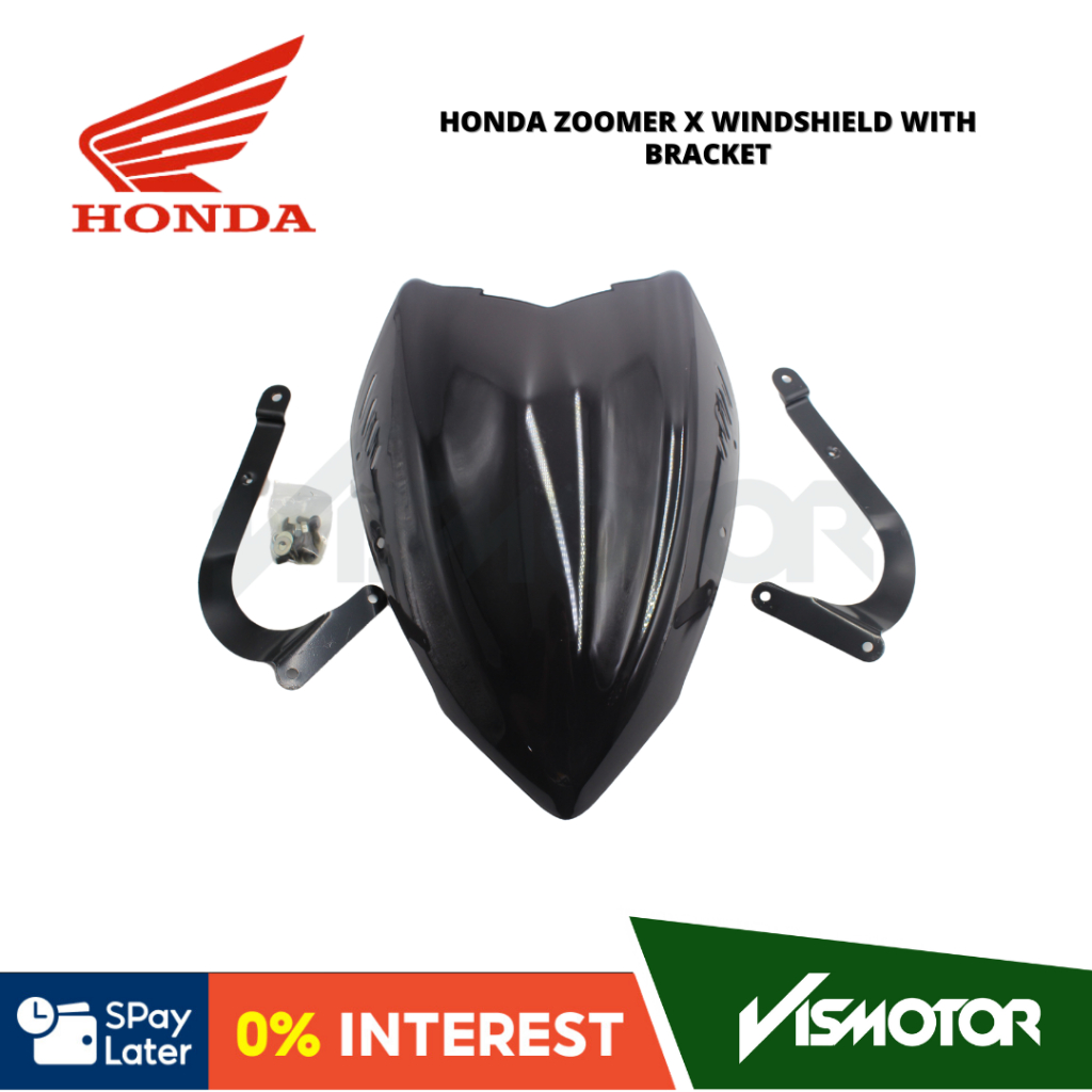 HONDA ZOOMER-X WINDSHIELD WITH BRACKET | Shopee Philippines