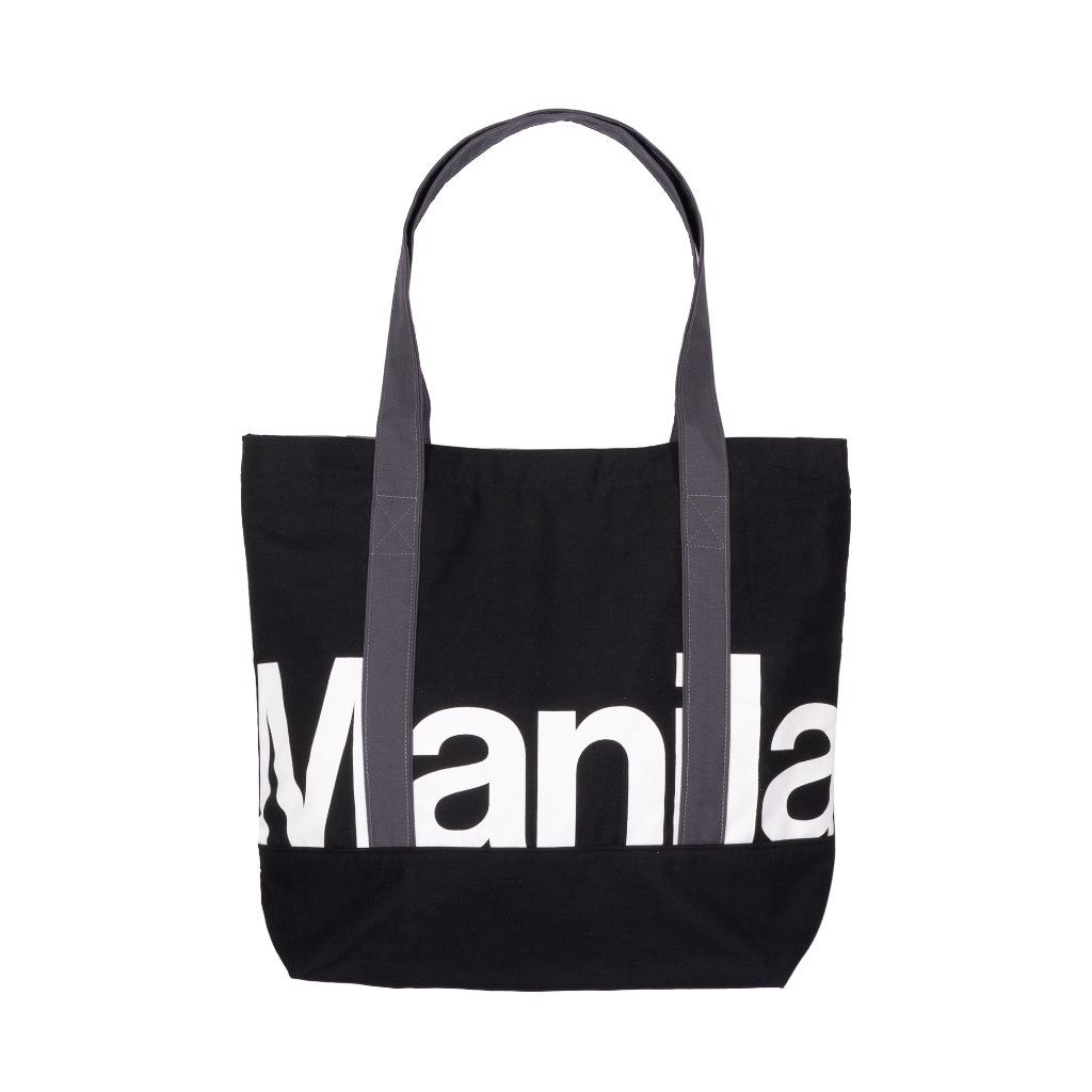 TEAM MANILA MANILA TOTE BAG BLACK | Shopee Philippines
