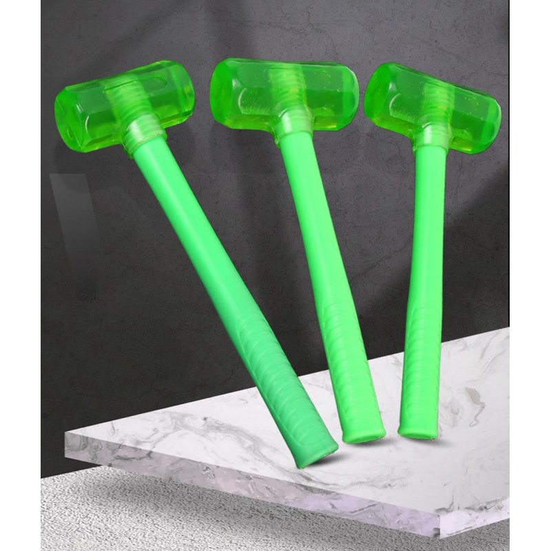 GREEN RUBBER HAMMER MALLET FOR TILES (750g-1000g-1500g) | Shopee ...