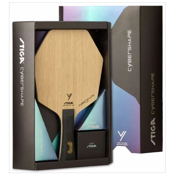 Stiga CyberShape Wood CWT 5Ply 5.8mm 85g Original Cyber Shape Table Tennis Blade Authentic ...