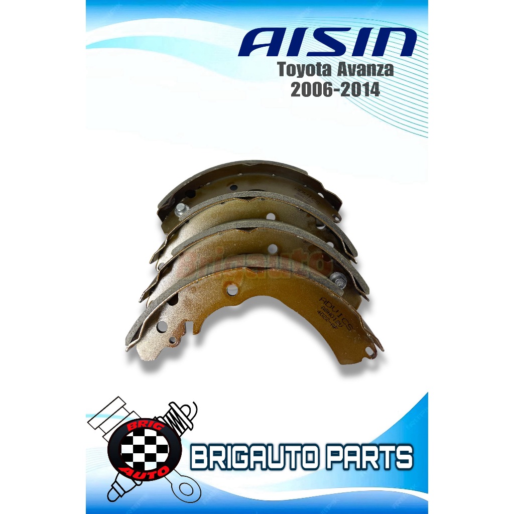 ADVICS/AISIN Brake Shoe For TOYOTA AVANZA (2006-2014) (04495-BZ010 ...