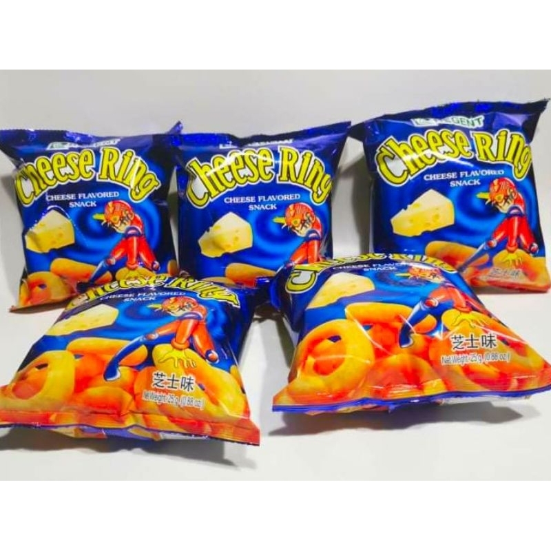 5 Packs of Cheese Ring (25g) | Shopee Philippines
