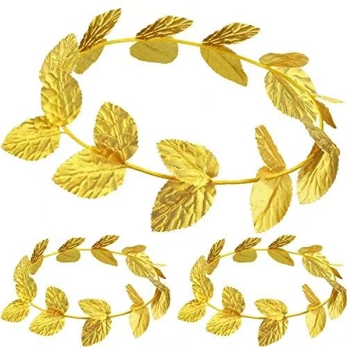 Roman Greek Goddess Leaf Laurel Wreath Headpiece Headband Fancy Dress ...