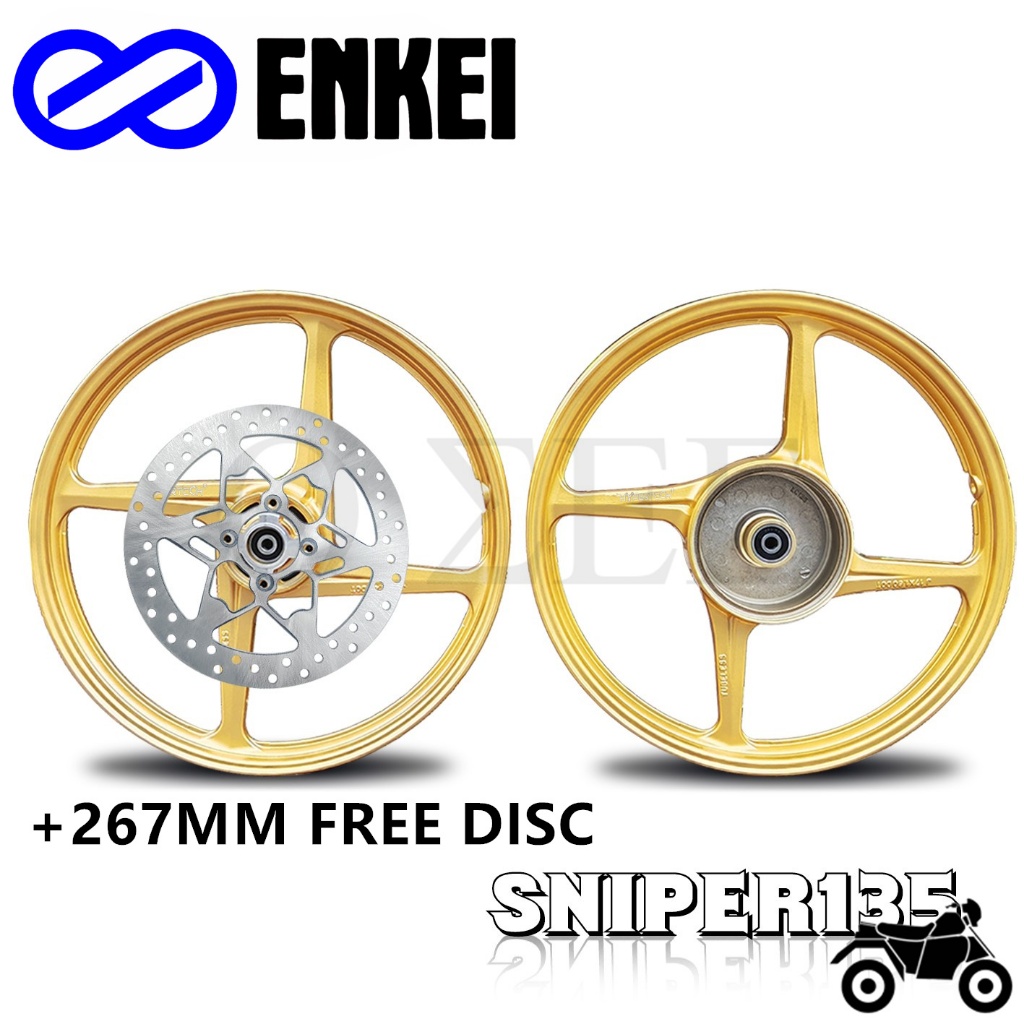 ENKEI 4 Spokes Mags FOR YAMAHA Sniper135 Classics LC135 Yamaha Vega ...
