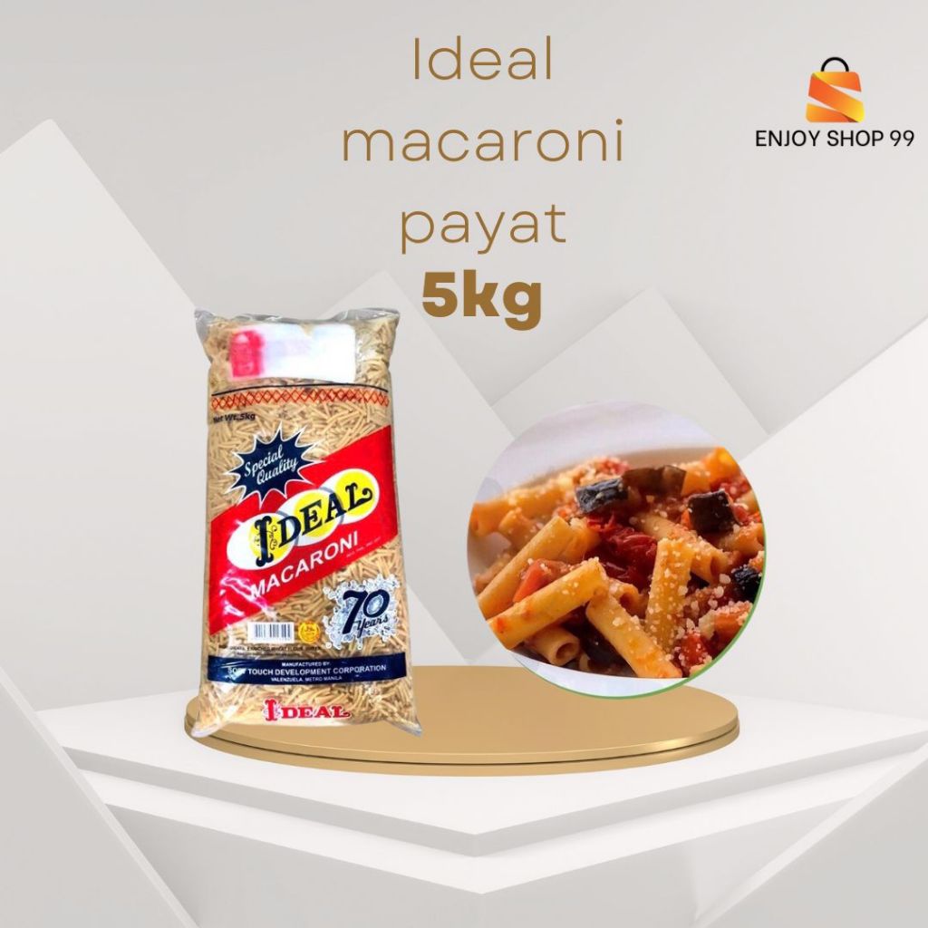 Ideal macaroni payat 5kg can use in pasta dishes,salad,soups,bakes,side ...