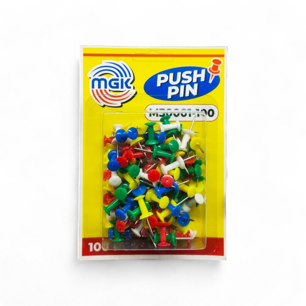 MGK Colored Push Pins 100's Office Supplies | Shopee Philippines