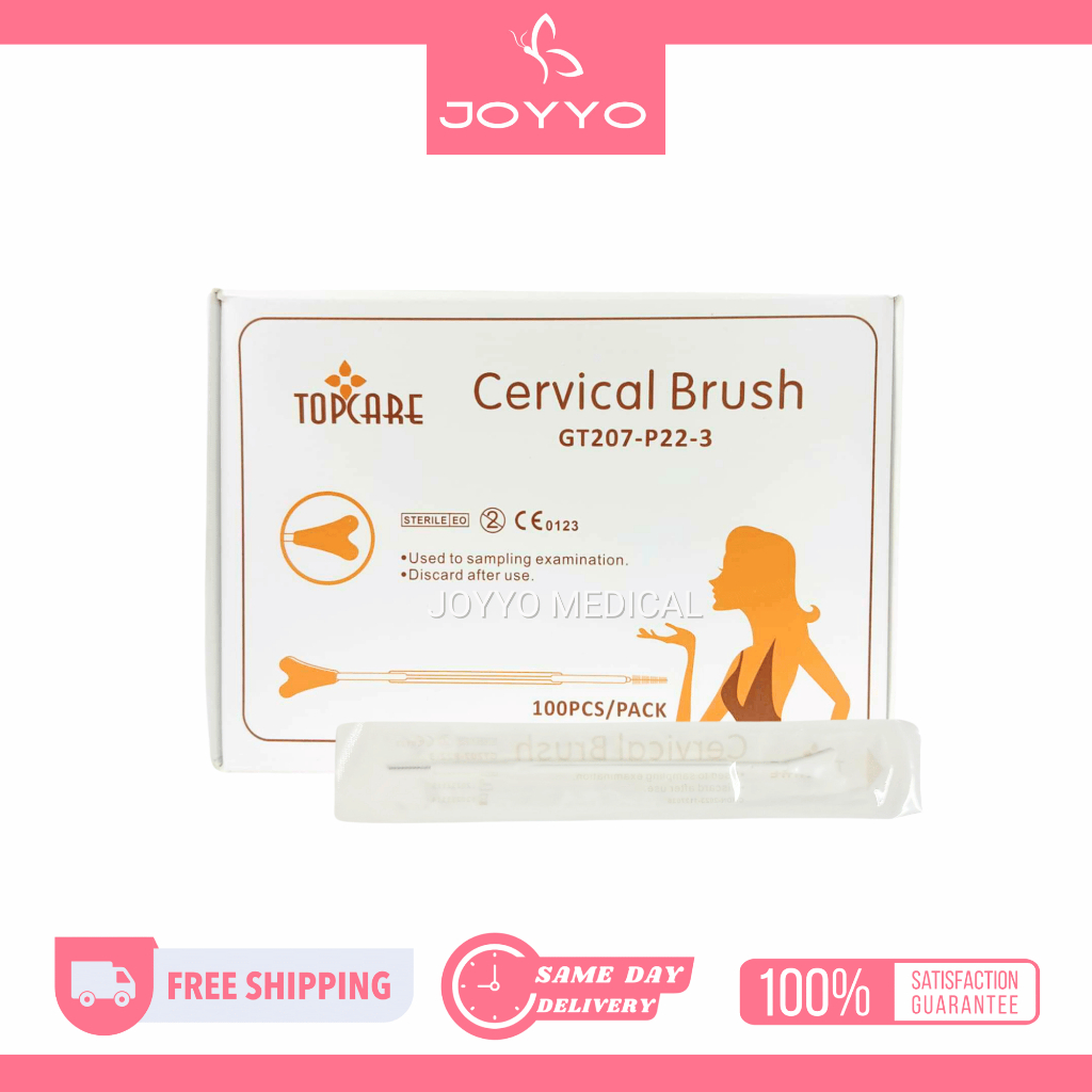Cervical Rambrush / Cyto Brush sterile (White), 100’s - BOX | Shopee ...