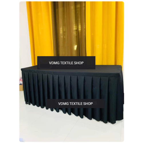 6ft/8ft katrina Front Plits only Buffet Skirting folding table size ...