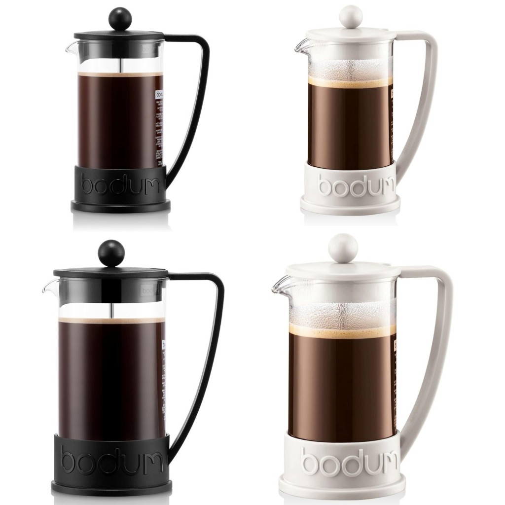 BODUM BRAZIL Coffee Press French Press Stainless Steel Filter Off-White ...