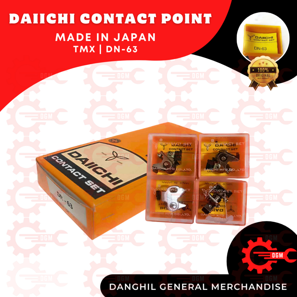 DAIICHI Contact Point Set DN-63 (TMX) - Made in Japan | Shopee Philippines