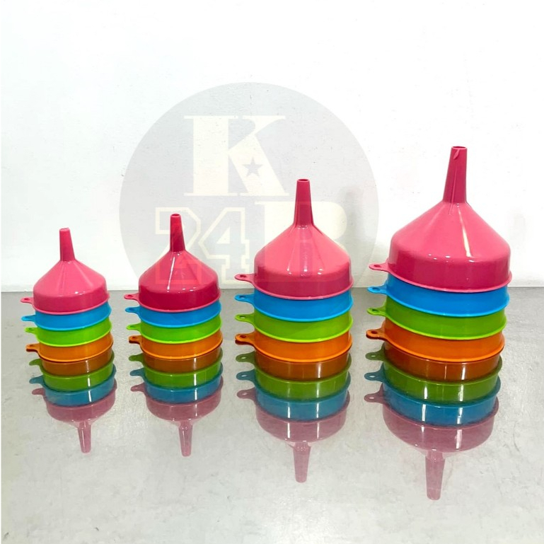 Hi-Top 4 Sizes Plastic Funnel /Imbudo (Random Colors) | Shopee Philippines