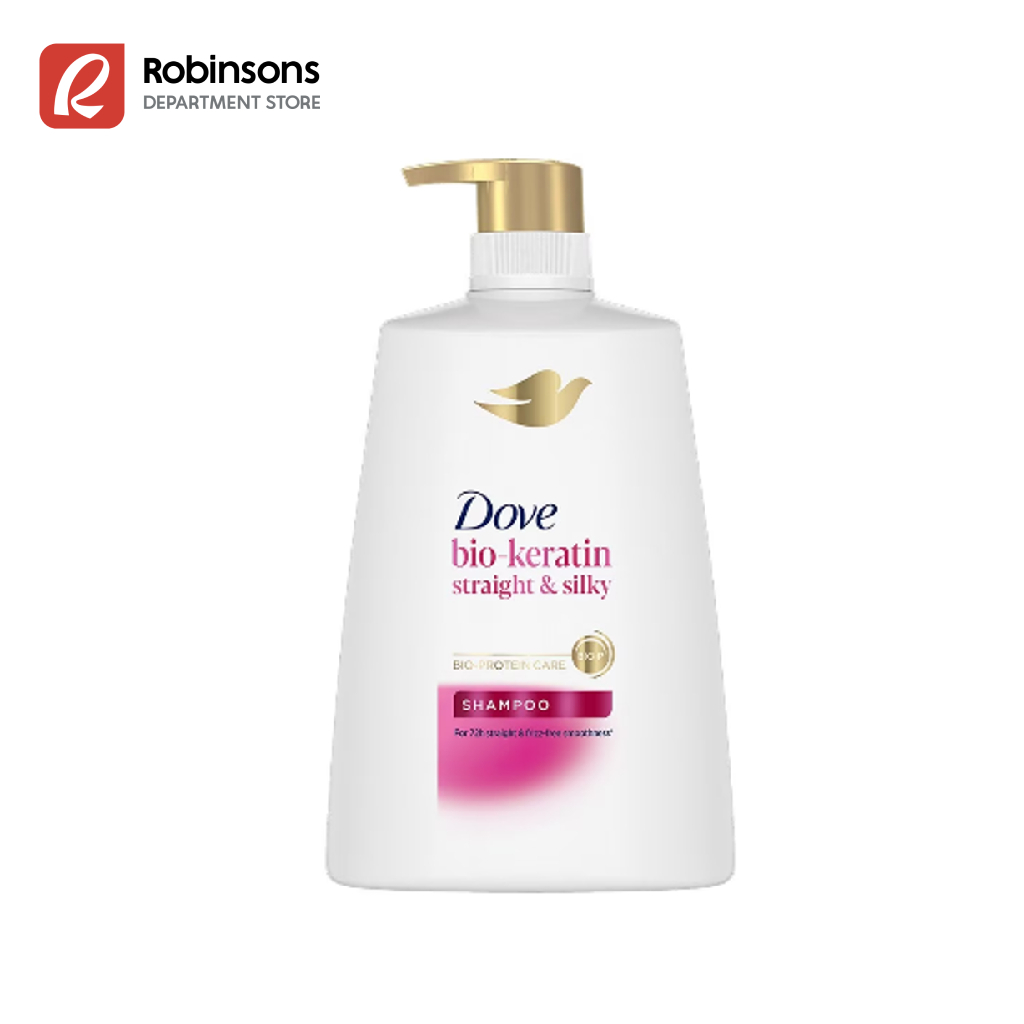 Dove Bio-keratin Straight & Silky Shampoo 900 ml | Shopee Philippines