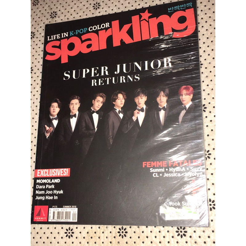Sealed KPop Super Junior And Momoland Sparkling Magazine | Shopee ...