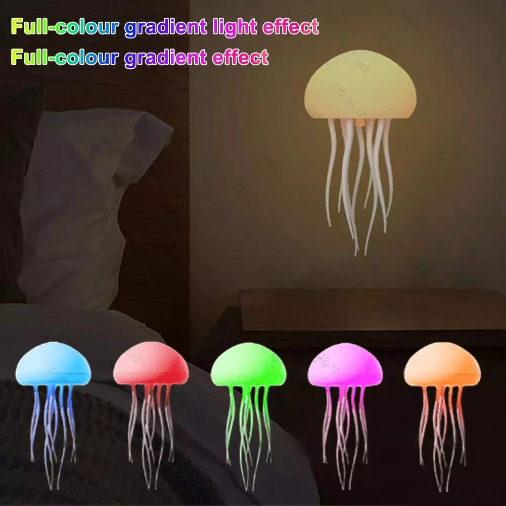 NG MALL Jellyfish Pendant Light Voice Control Type-C Charge Cute ...