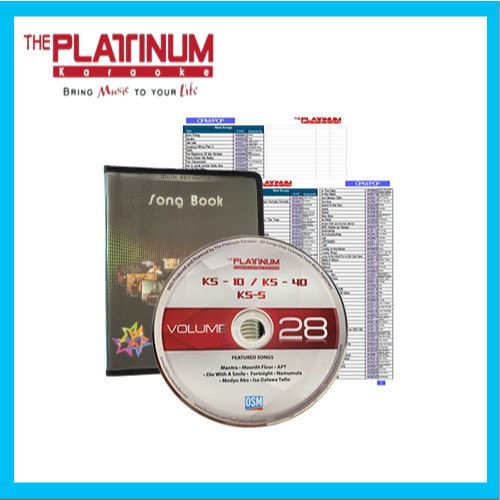 Platinum KS-10 / KS-40 /KS-5 New Updated 2024 Volume 28 CD Set with Song list and Songbook ...