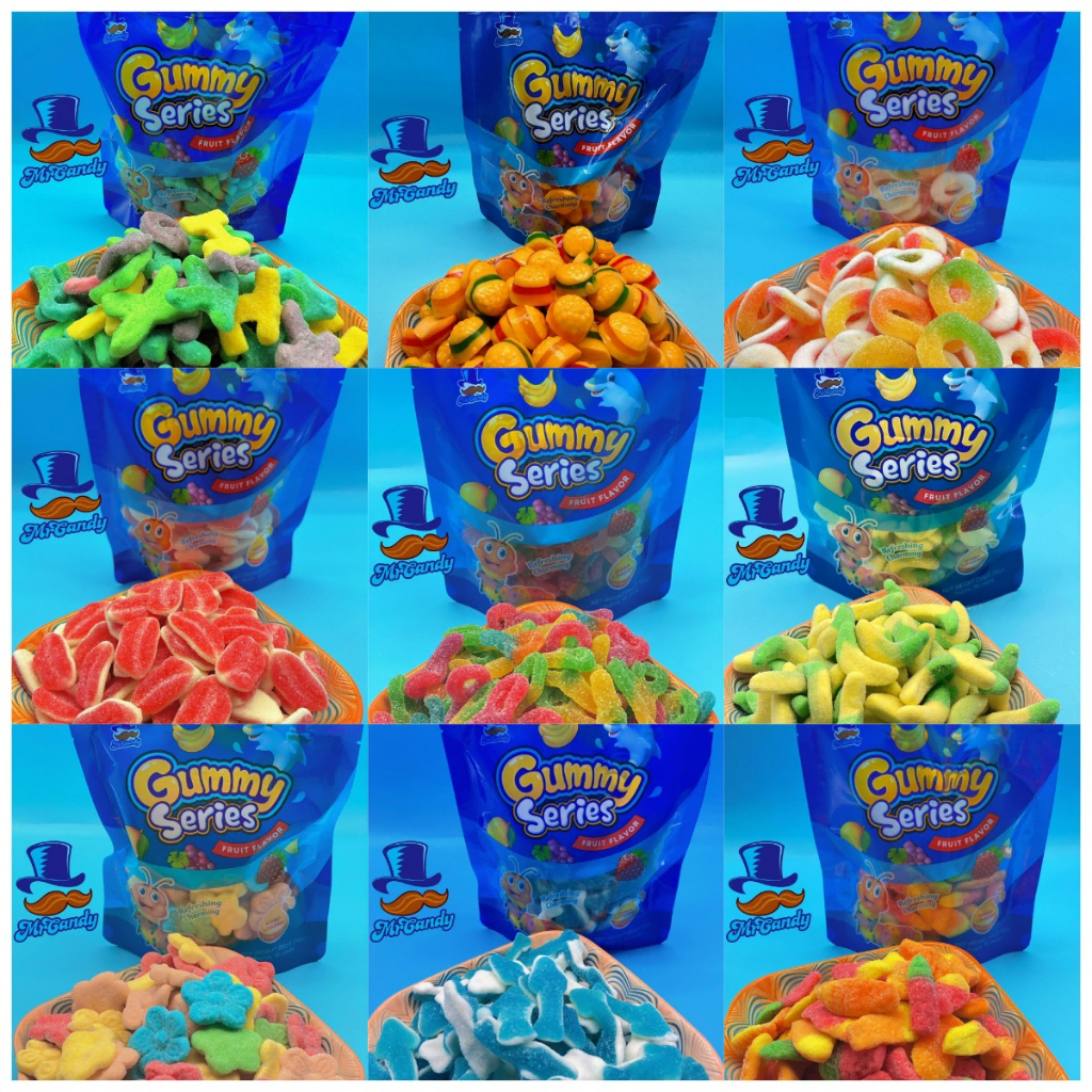 COD【Mr candy】45-55pcs/bag/gummy candy250g/gummies/sourCandy wholesale ...