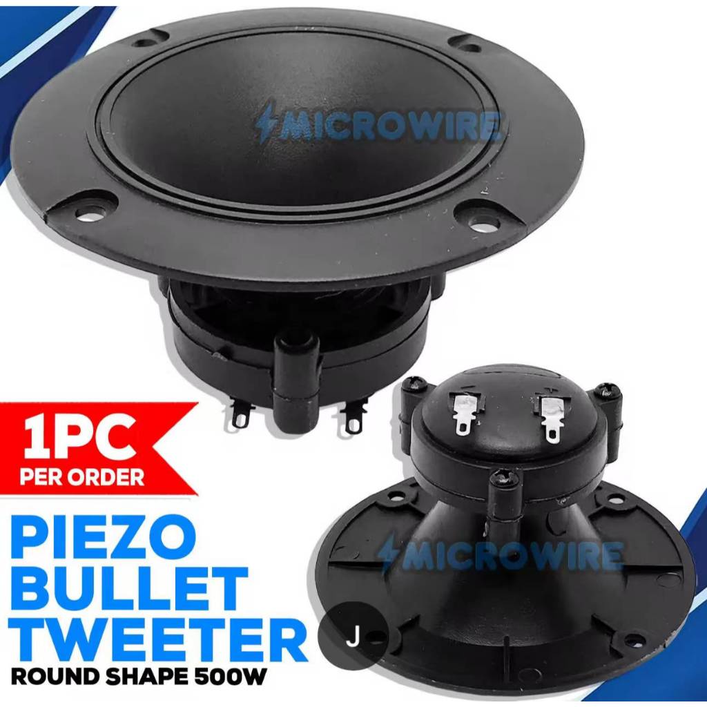 Musicer A1 Round Piezo Bullet Tweeter Black 500W Heavy Duty With ...