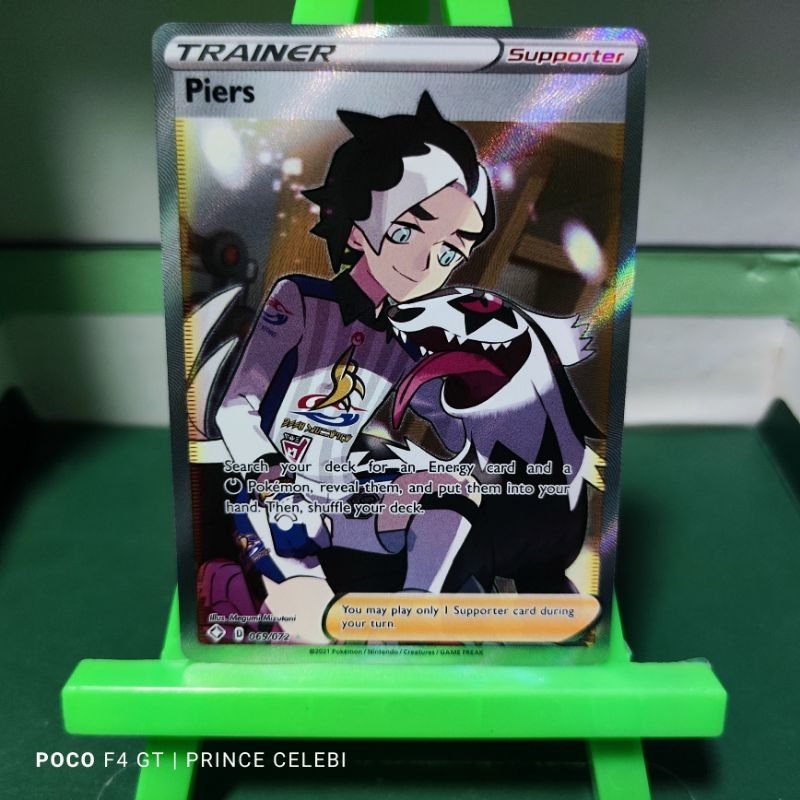 Pokemon TCG - Piers Full Art | Shopee Philippines