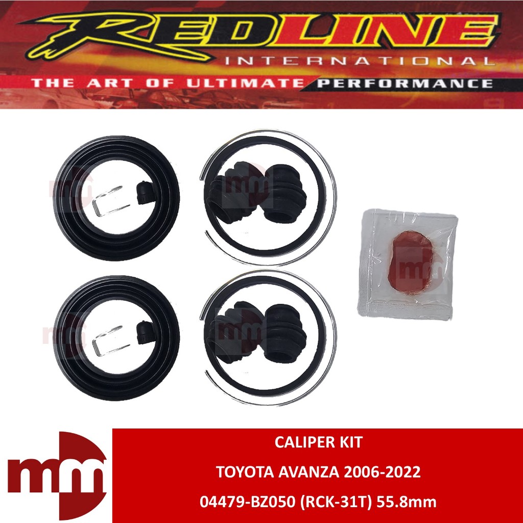 REDLINE Caliper Repair Kit for TOYOTA AVANZA 2006-2022 (SET) 04479 ...