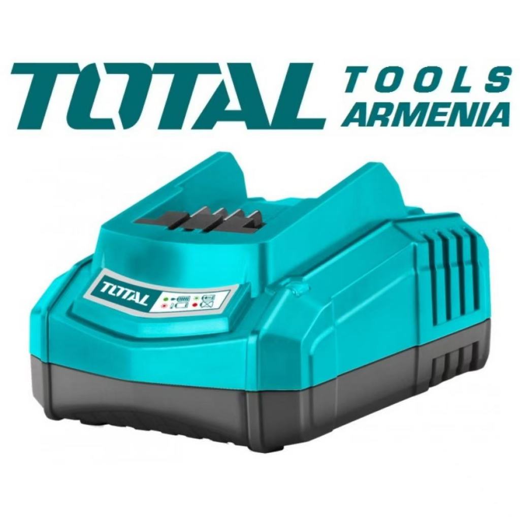 TOTAL TFCLI2001 Fast Intelligent Charger 20V Li-ion Battery Full ...