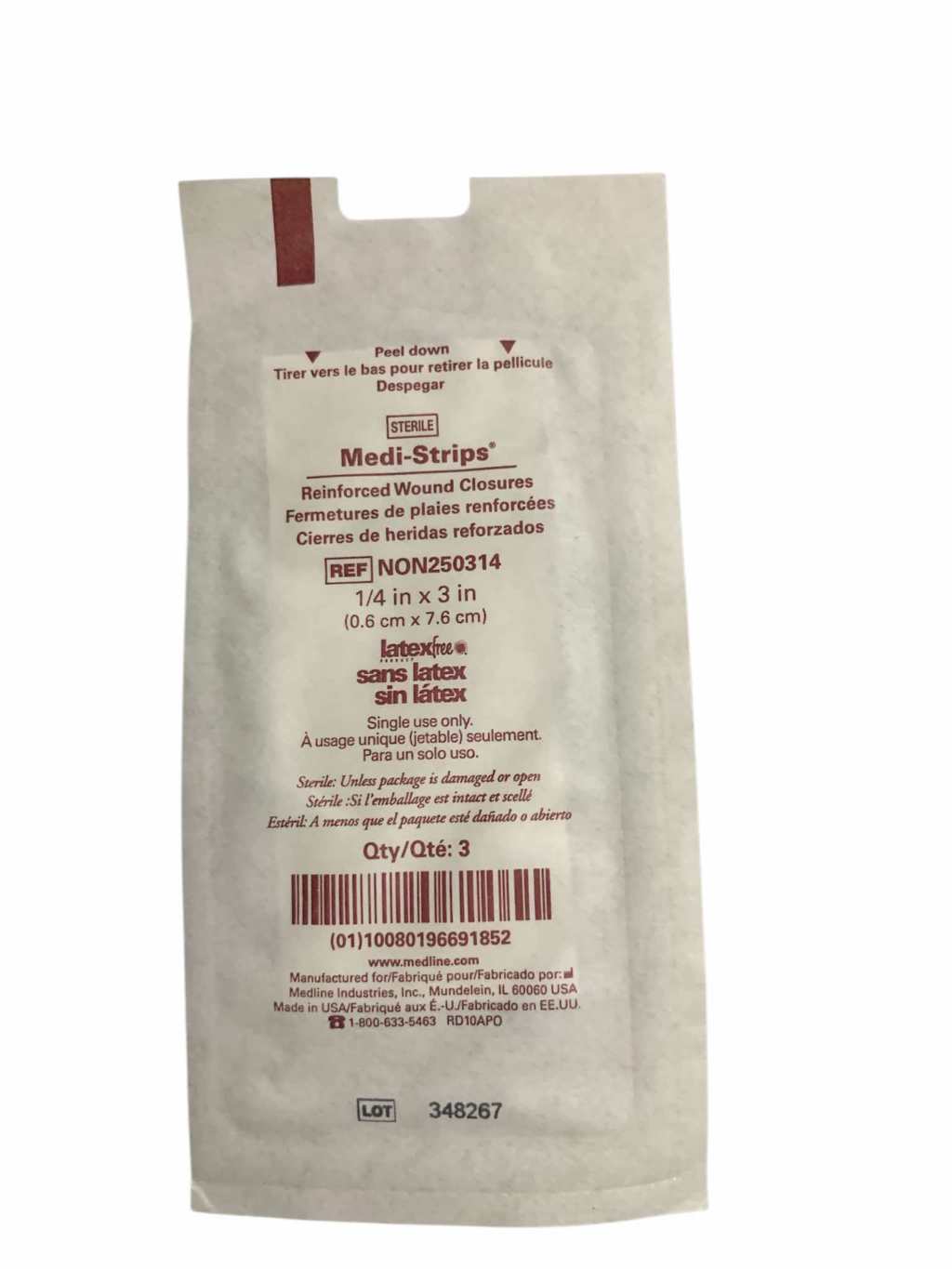 Medi Strips 1/4 in x 3 in (0.6cm x 7.6cm) | Shopee Philippines