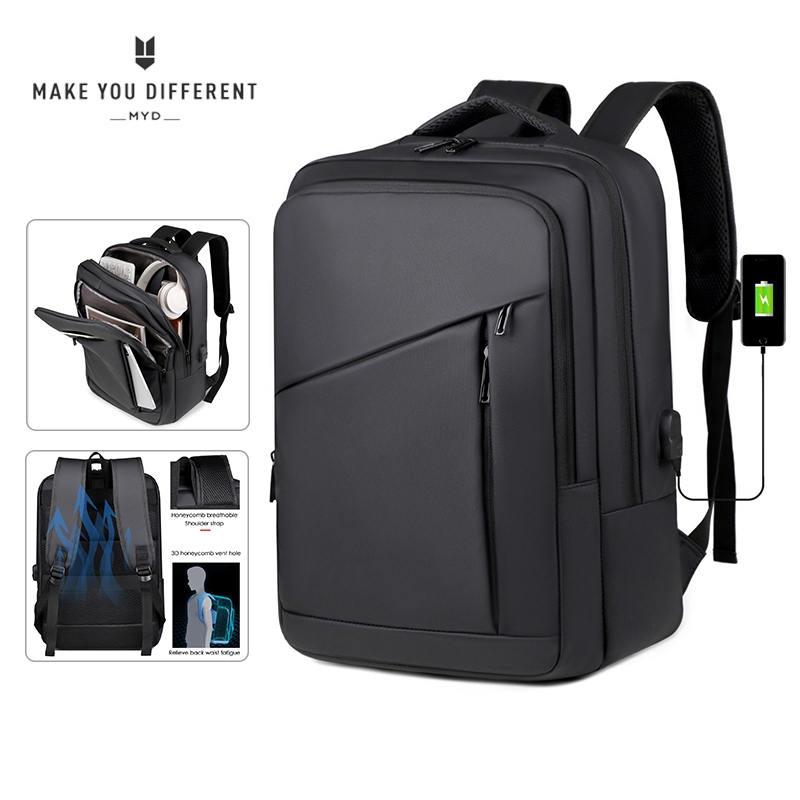 MYD Large Capacity Travel Backpack for Men Waterproof Laptop Bag 16 ...