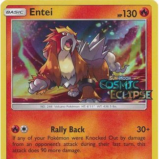 Entei - SM219 - Pre-Release Promo Pokemon Sun & Moon Promos | Shopee ...