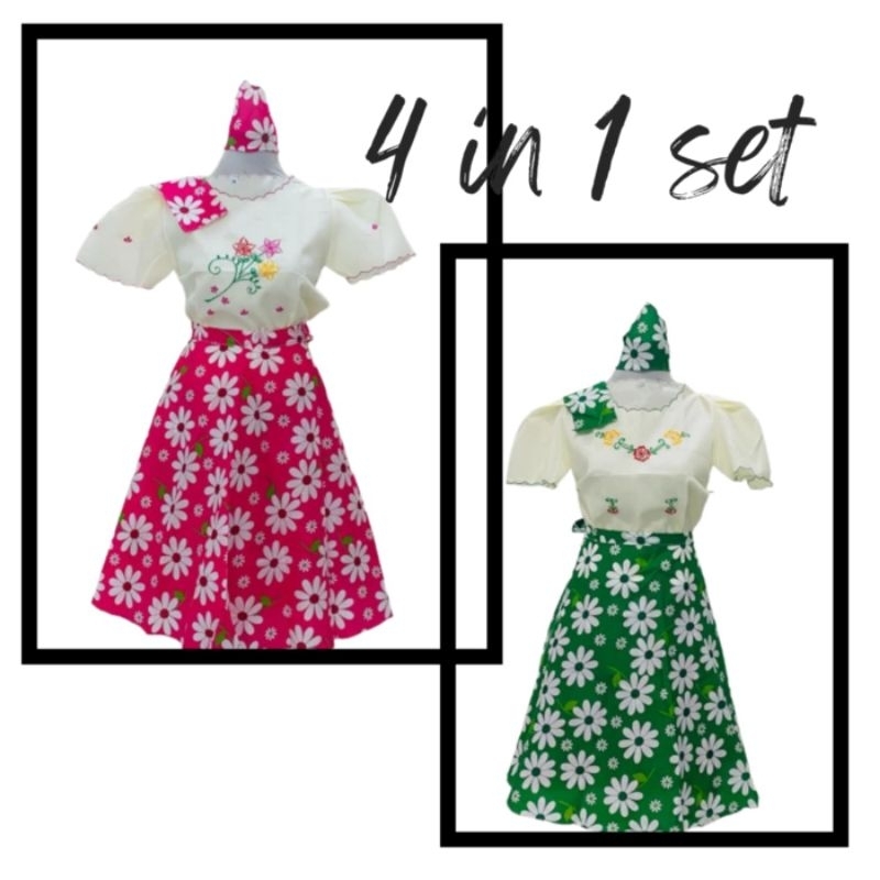 PALDA AT KIMONA PANG SAYAW-random print | Shopee Philippines