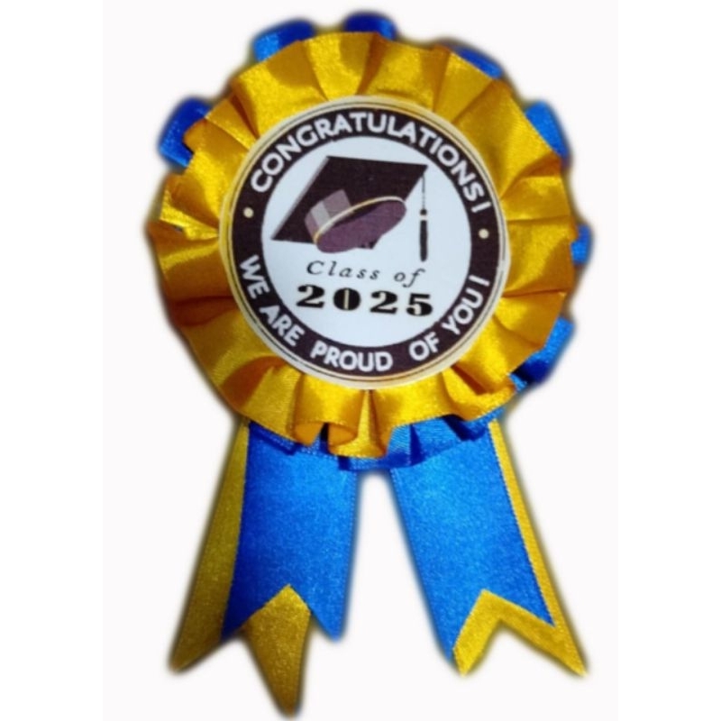 Pinning Ribbon TWO COLOR COMBINATION(FREE LOGO PRINT) | Shopee Philippines