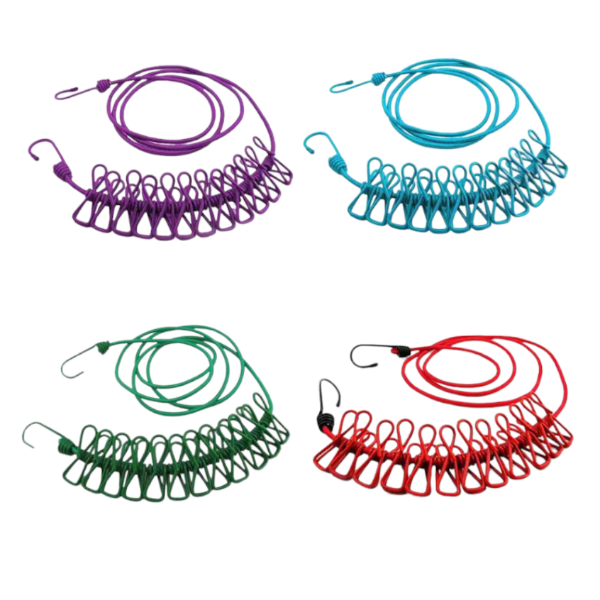 Y GLASSWARE W-003 HANGER ROPE CLOTHES DRYING STRONG THREAD ROPE WITH ...