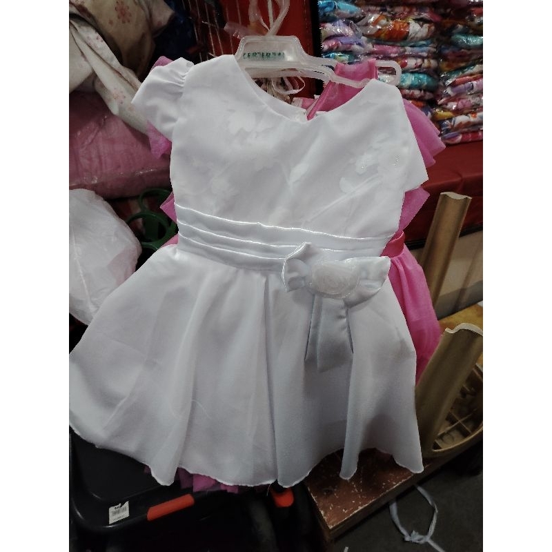 WHITE DRESS with FREE BELO FOR GRADUATION AND BABTISM, COMMUNION for ...