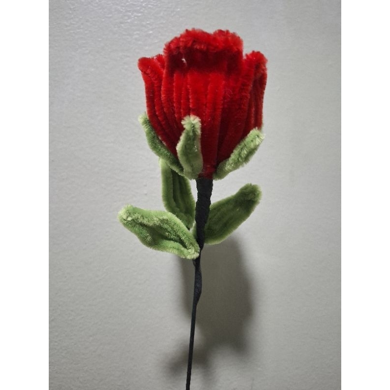 Fuzzy wire Roses (red or pink) for Valentine's Day and Mother's Day ...